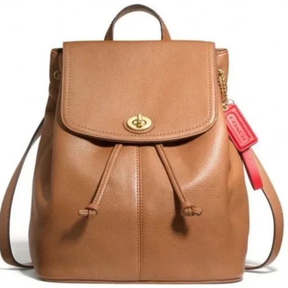 Coach | Bags | Vintage Coach Brown Leather Backpack | Poshmark